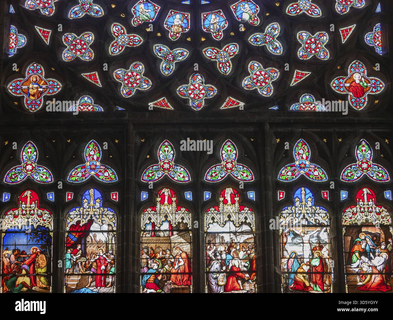 SAINT-POL-DE-LEON, COTES D'ARMOR, BRITTANY, FRANCE, 2025 : stained ...