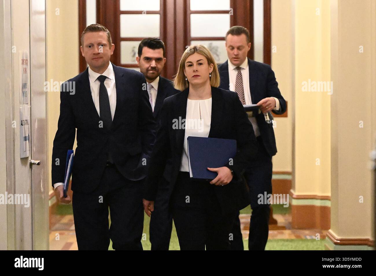 (L-R) Victorian Shadow Minister for Small and Family Business Brad ...