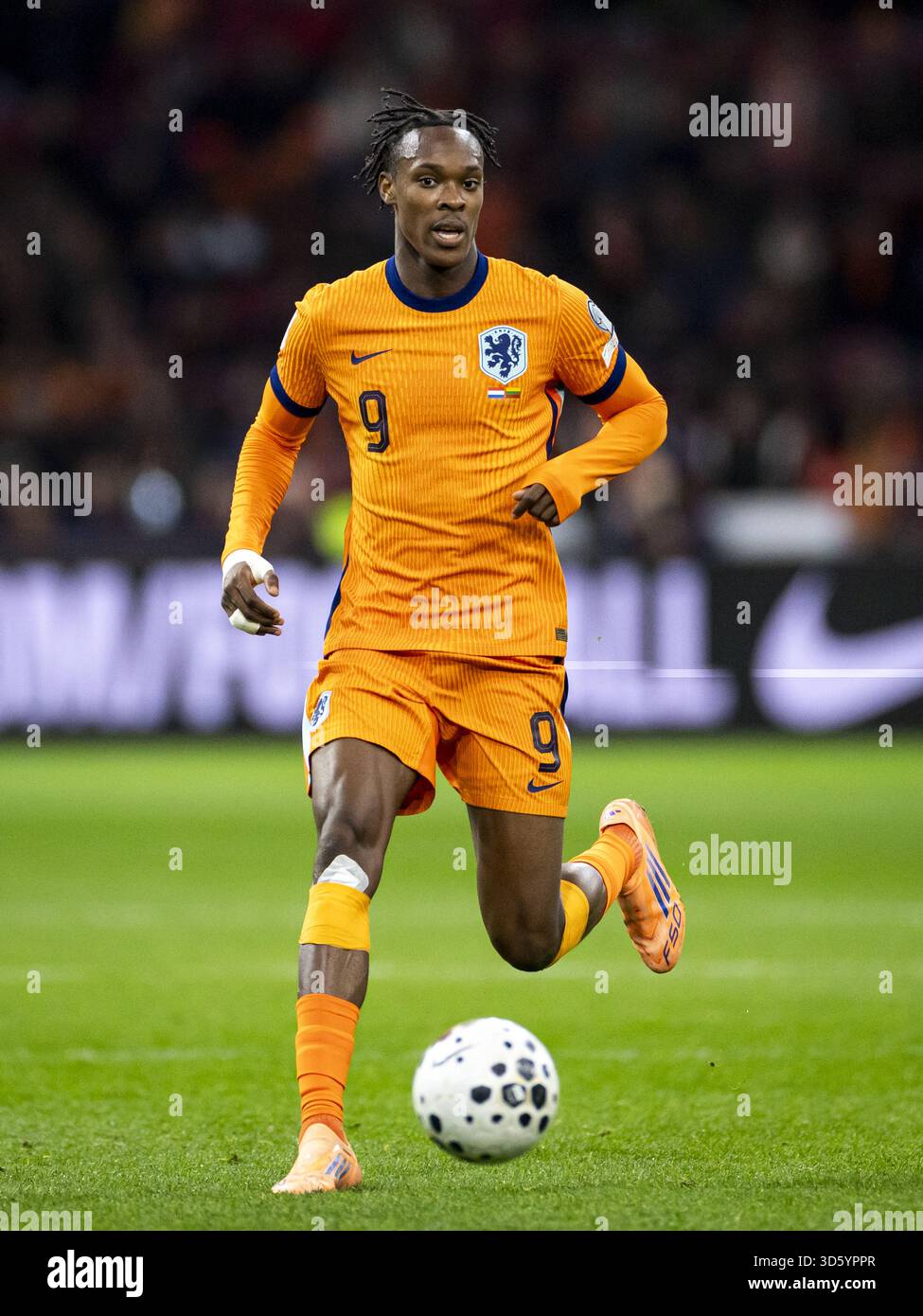 AMSTERDAM - Emmanuel Emegha of the Netherlands during the World Cup ...