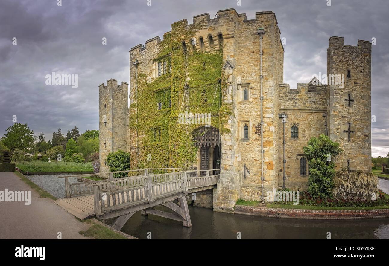 Hever Castle, England - April 2017 : Hever Castle located in the ...