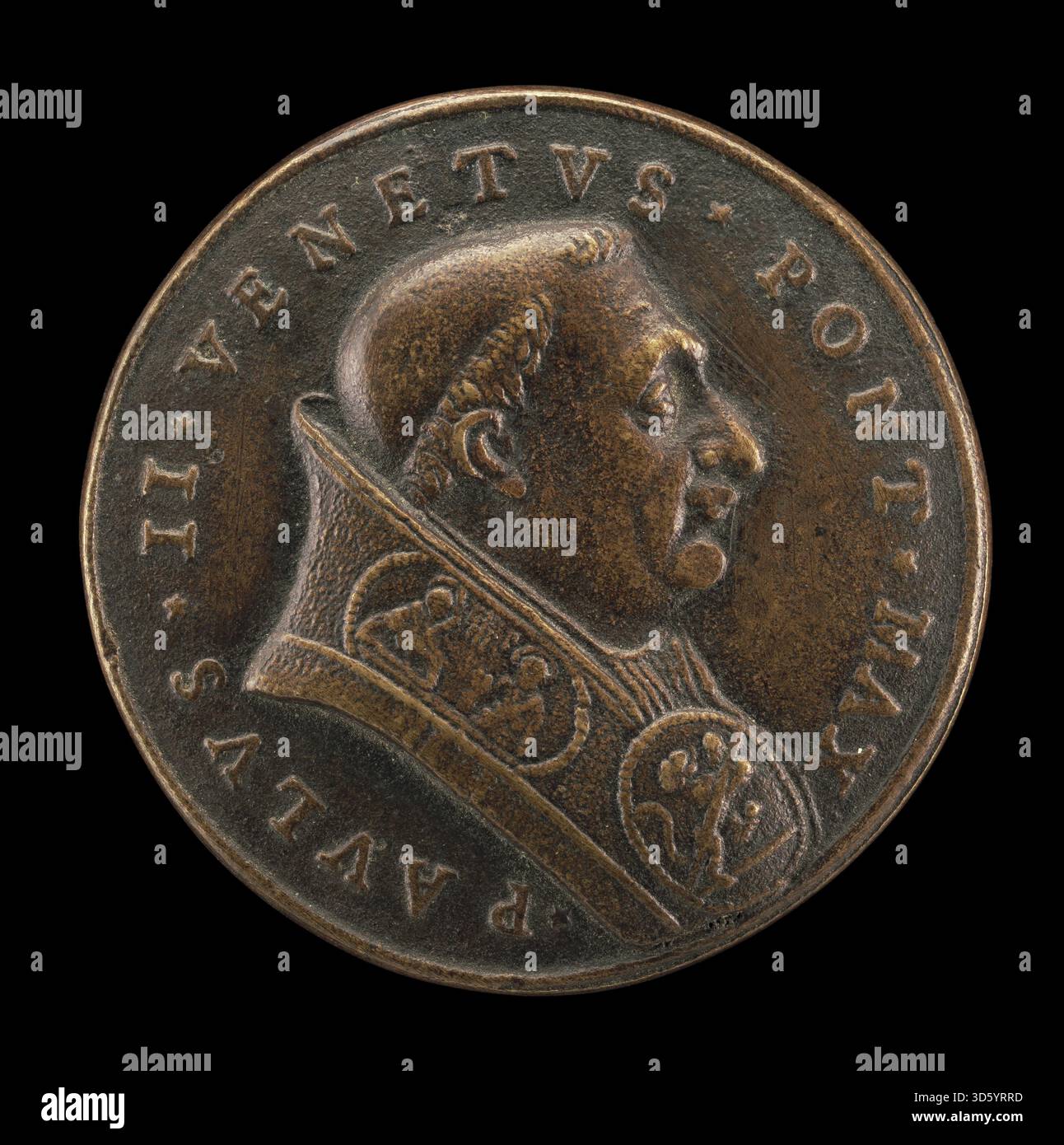 This obverse medal by Girolamo Paladino depicts Pope Paul II (Pietro ...