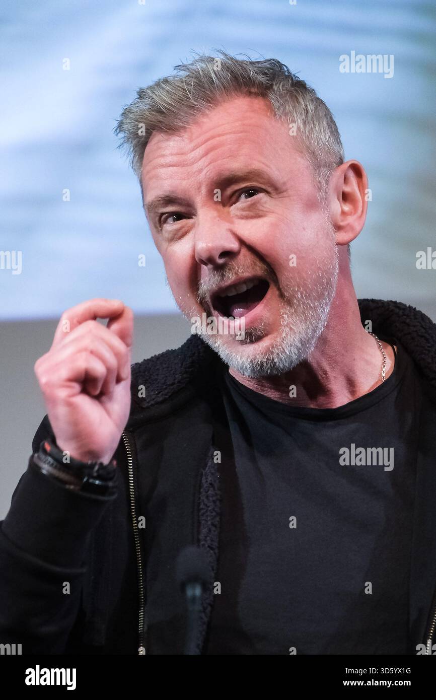 London, UK. 17 November 2025. John Simm on stage at Mark Kermode in 3D ...