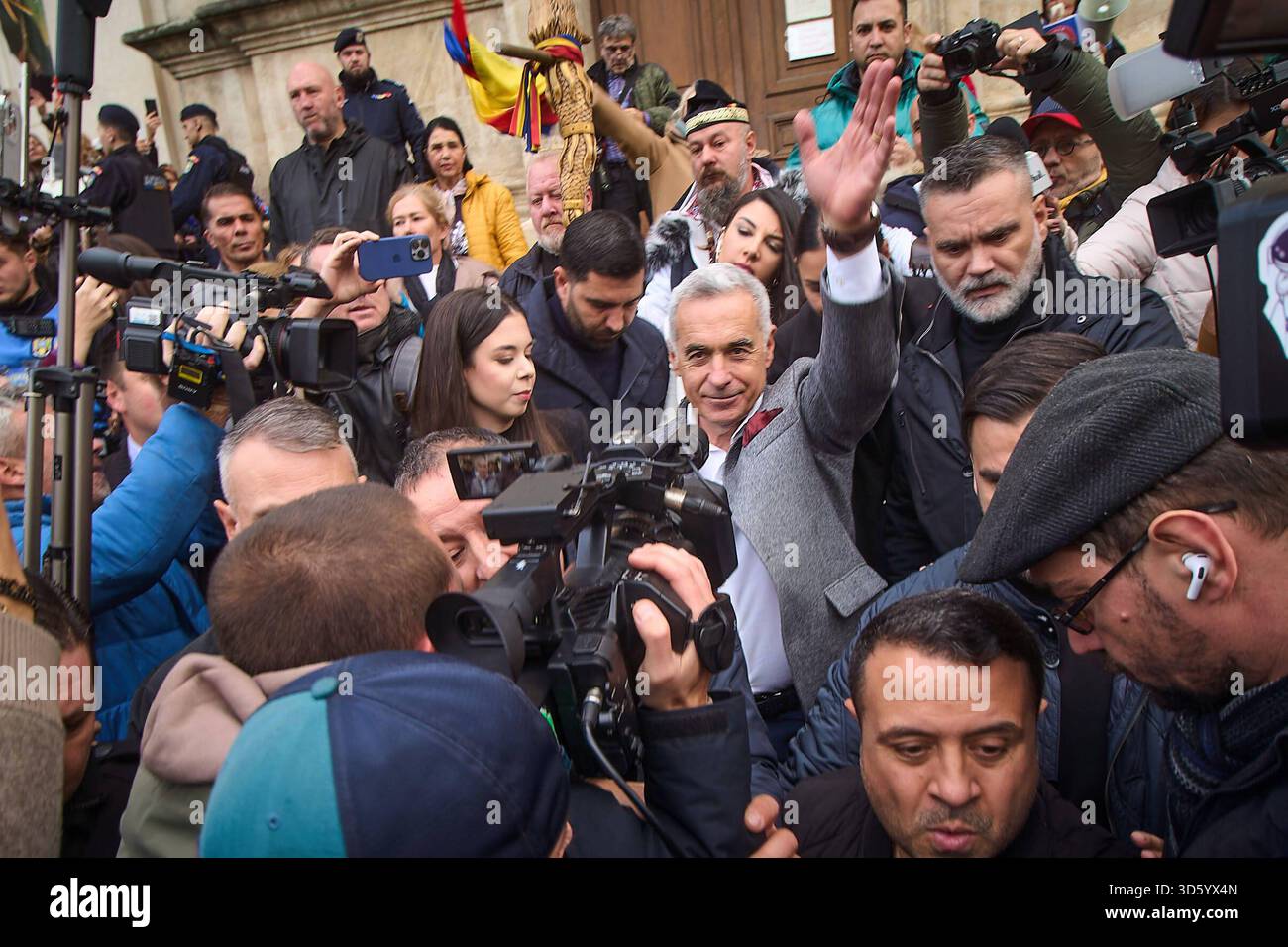 Calin Georgescu Trial at the Bucharest Court of Appeal, Bucharest ...