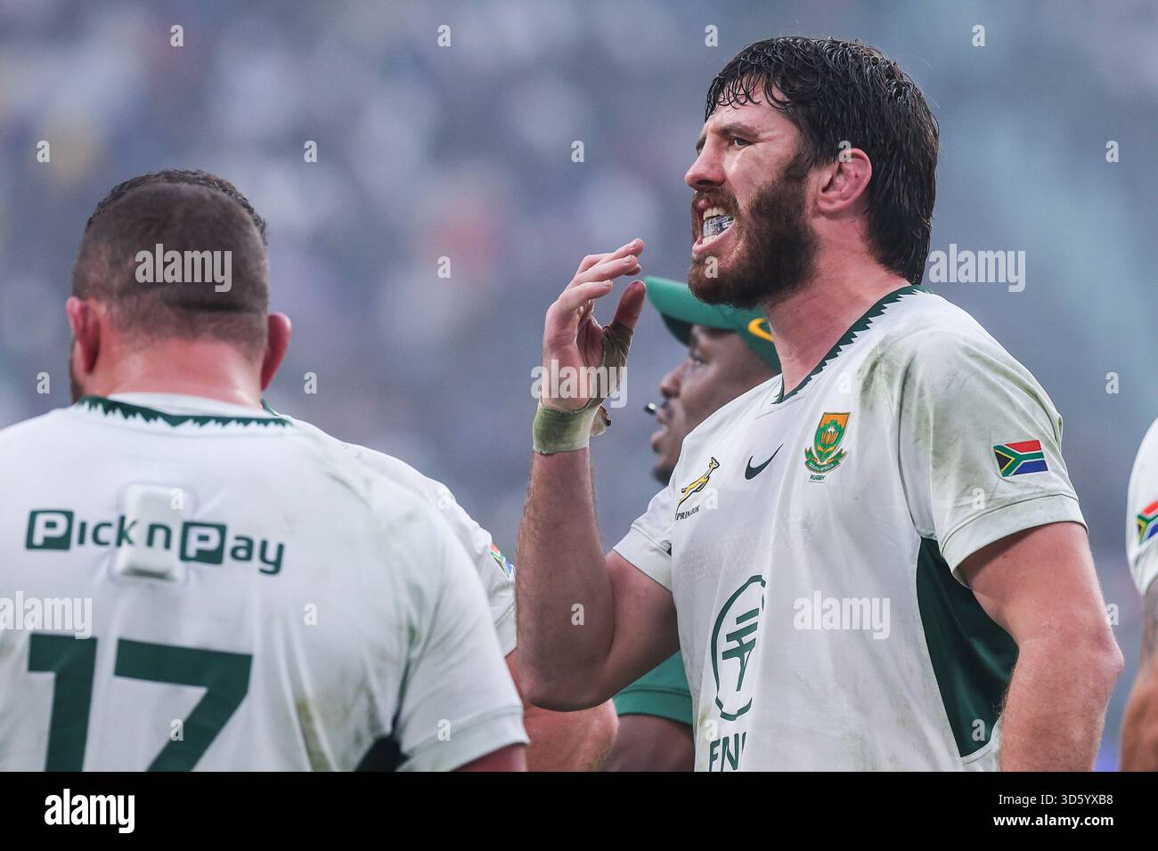 Ruan Nortje of South Africa looks on during the Quilter Nations Series ...