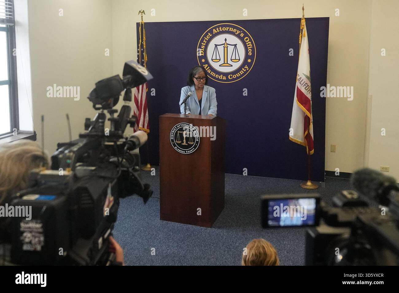 Alameda County District Attorney Ursula Jones Dickson speaks about ...