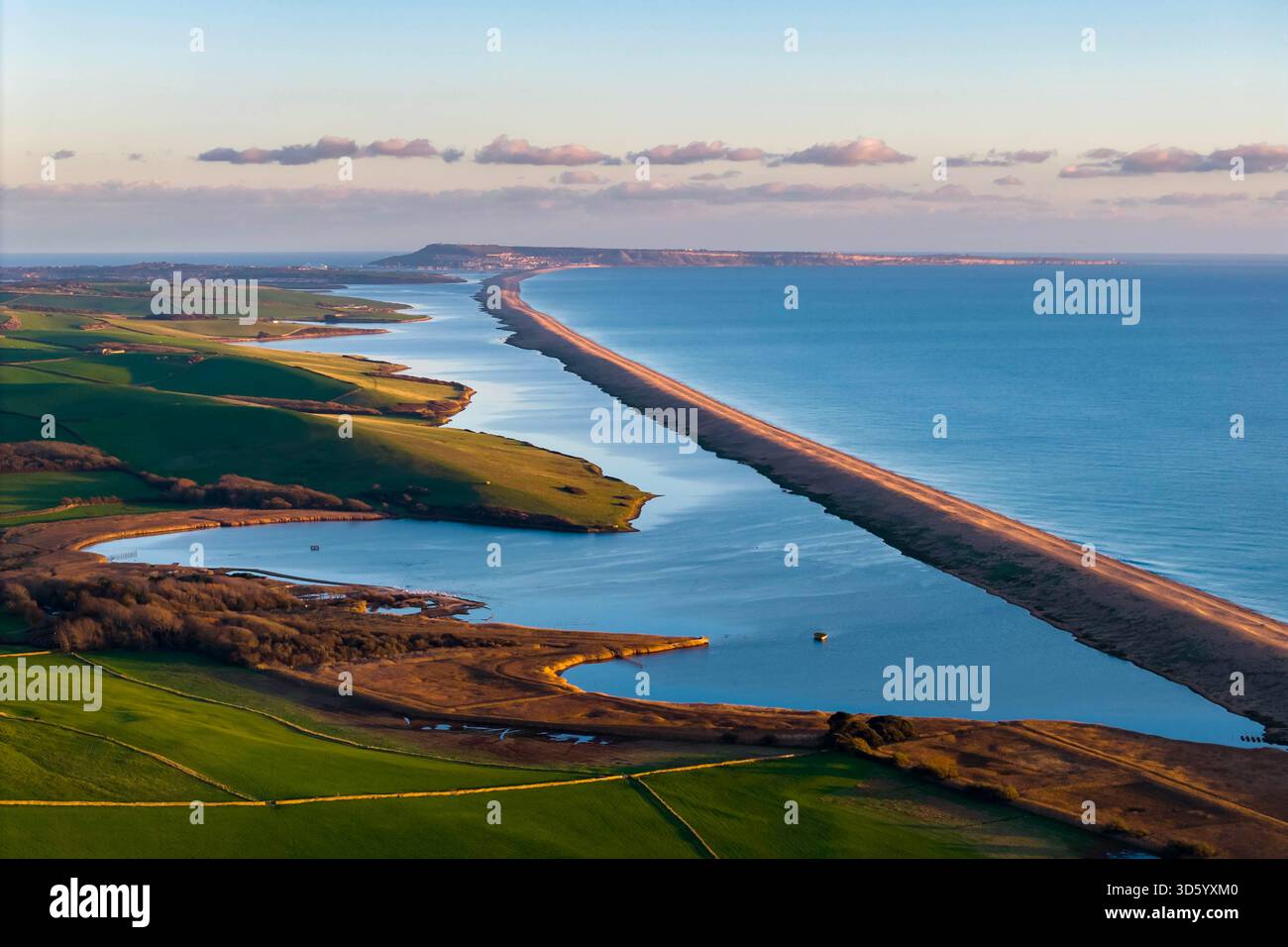 Abbotsbury, Dorset, UK. 17th November 2025. UK Weather: Aerial view of ...