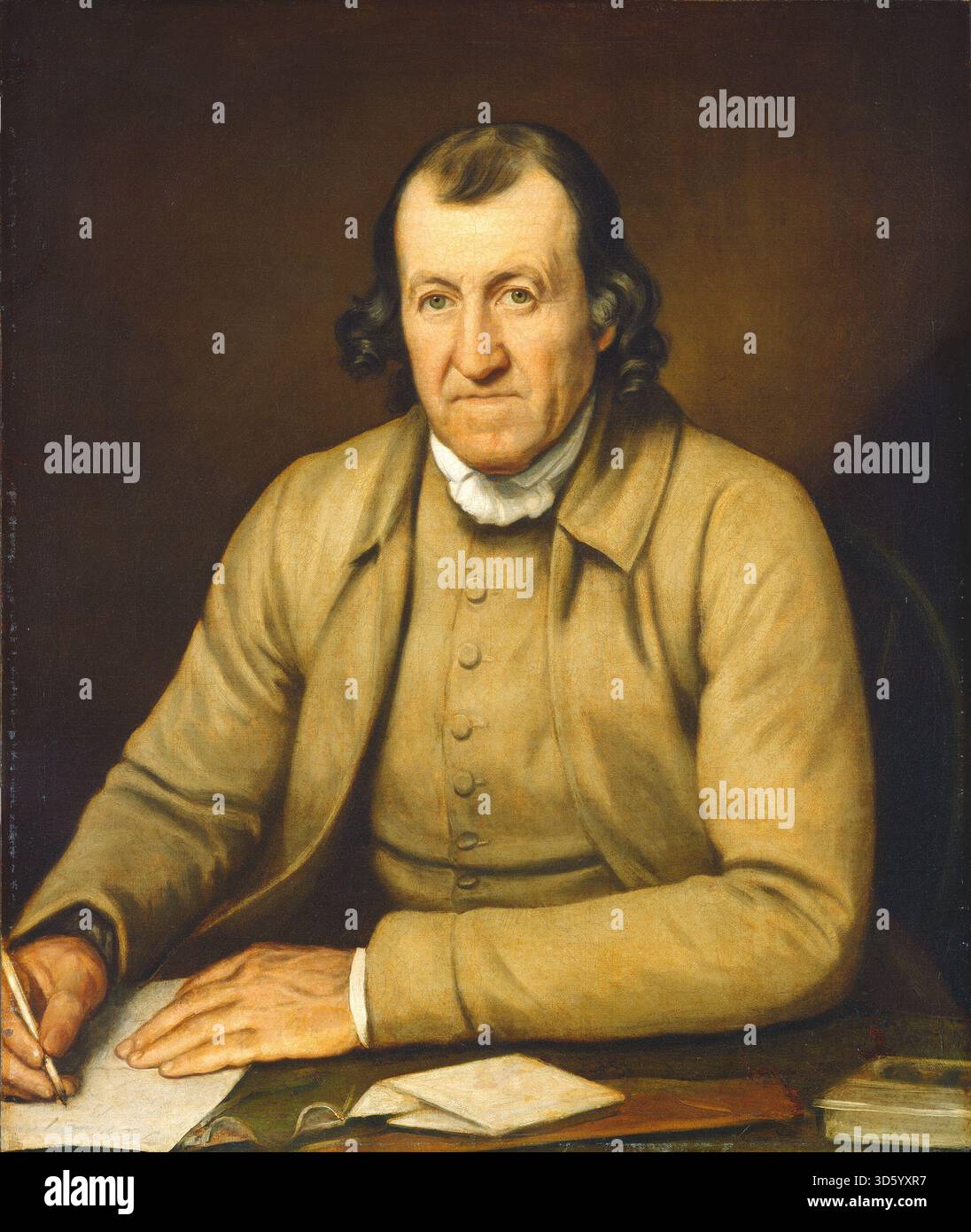 This 1802 oil on canvas portrait, attributed to Rembrandt Peale ...