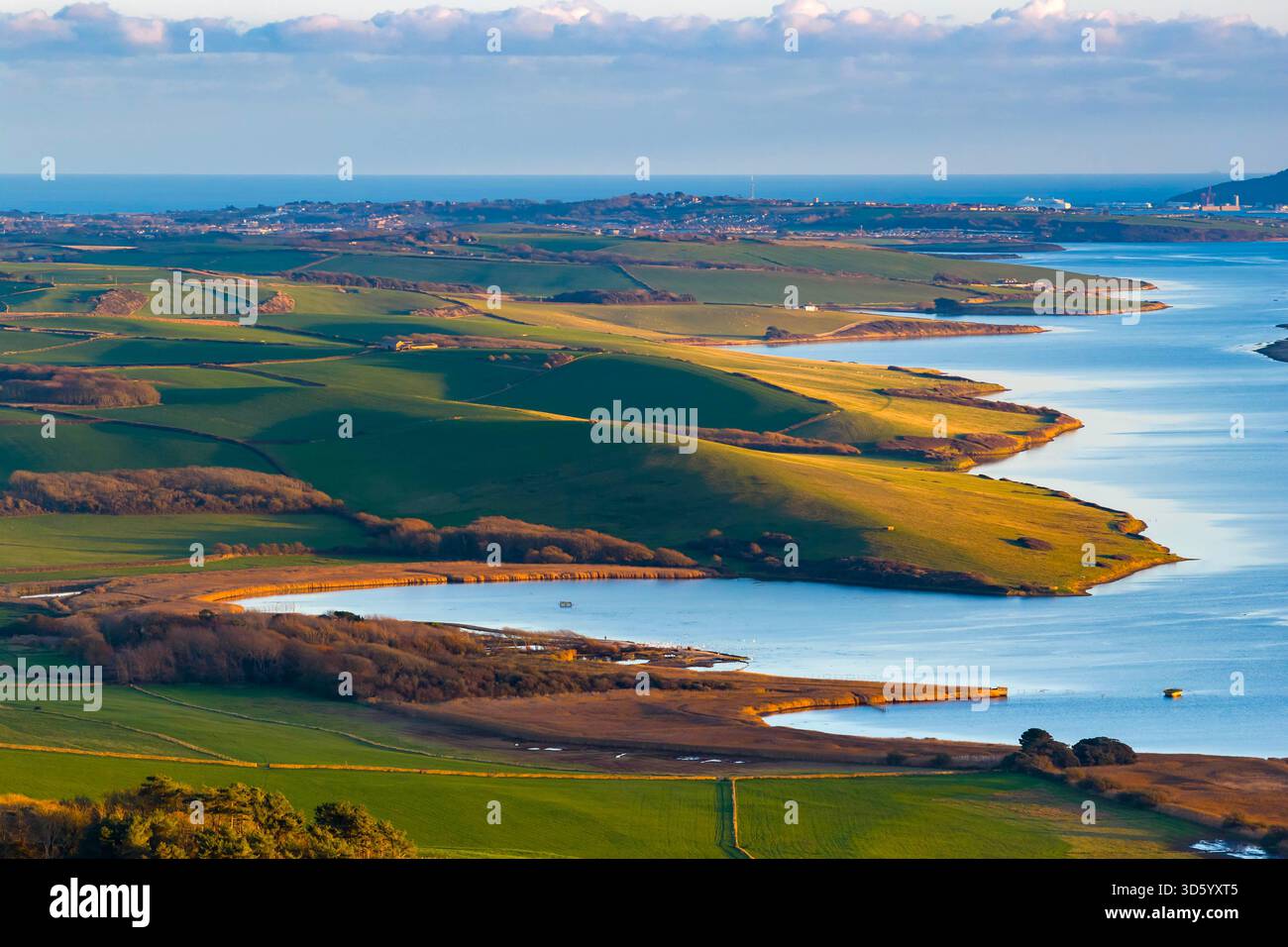 Abbotsbury, Dorset, UK. 17th November 2025. UK Weather: Aerial view of ...