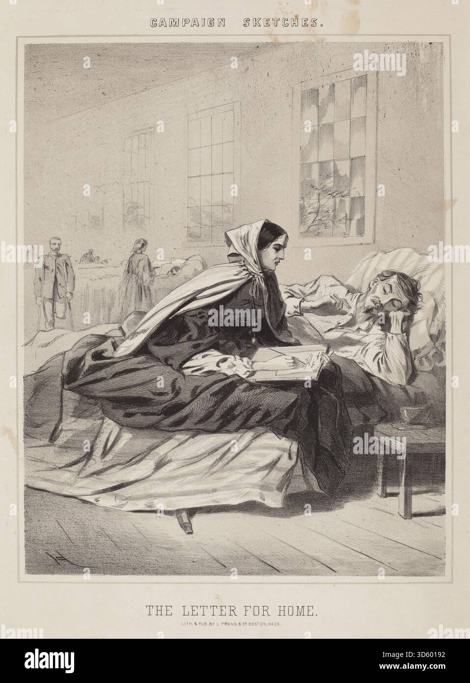 This work by Winslow Homer, part of his “Campaign Sketches” series ...