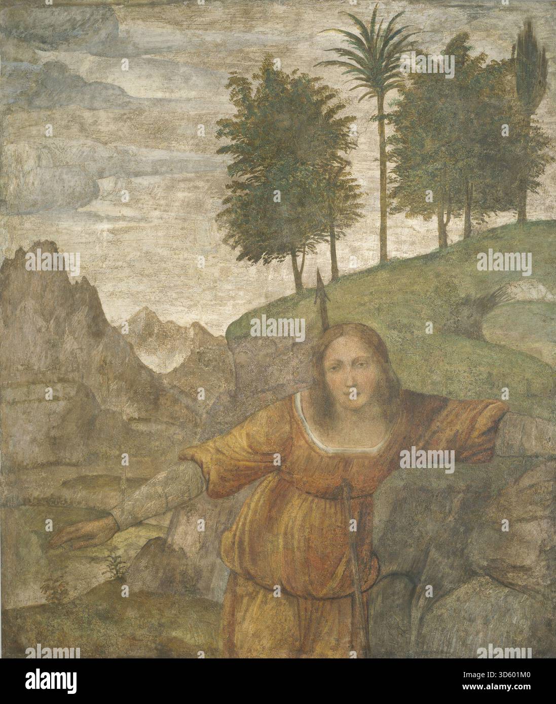Procris Pierced by Cephalus' Javelin, by Bernardino Luini circa 1520 ...