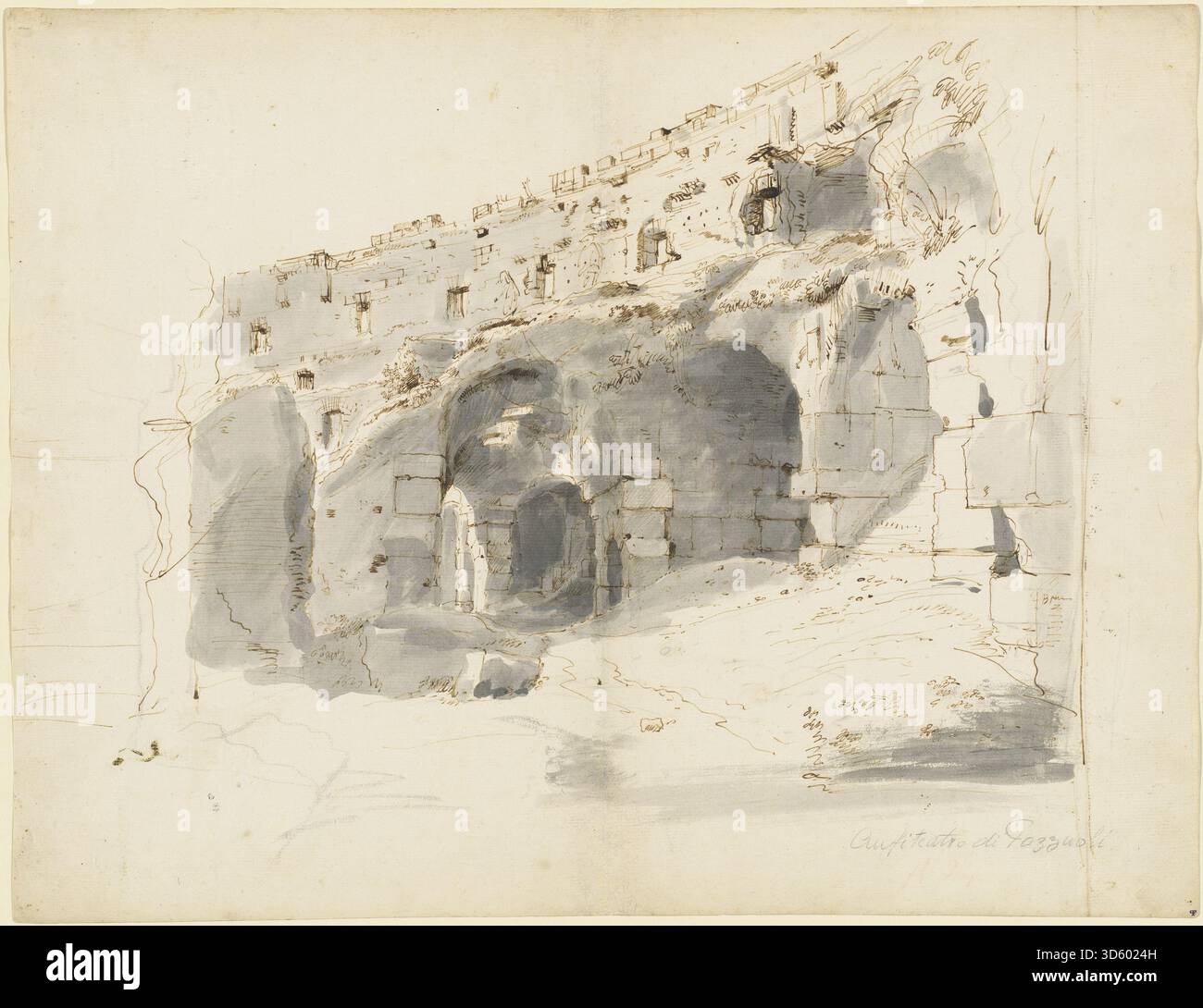 Gaspar van Wittel's circa 1701 painting depicts the ruins of an ancient ...