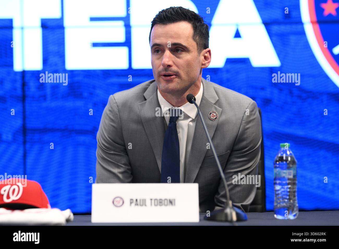 Washington Nationals president of baseball operations, Paul Toboni ...