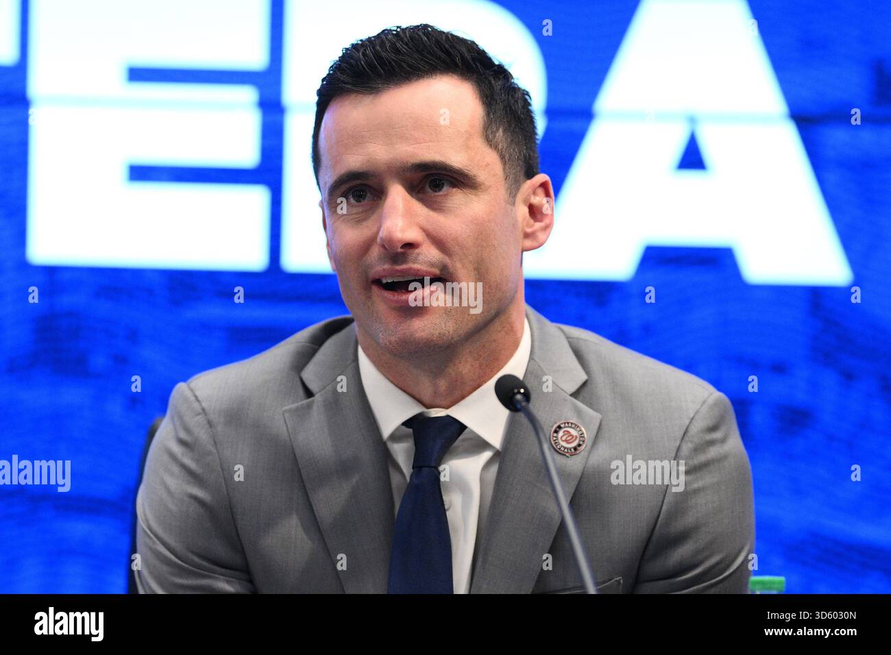 Washington Nationals president of baseball operations, Paul Toboni ...