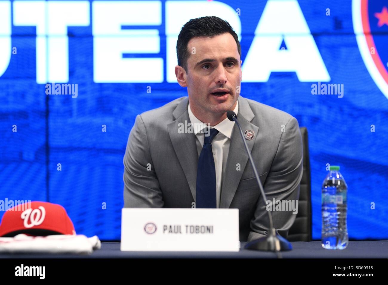 Washington Nationals president of baseball operations, Paul Toboni ...