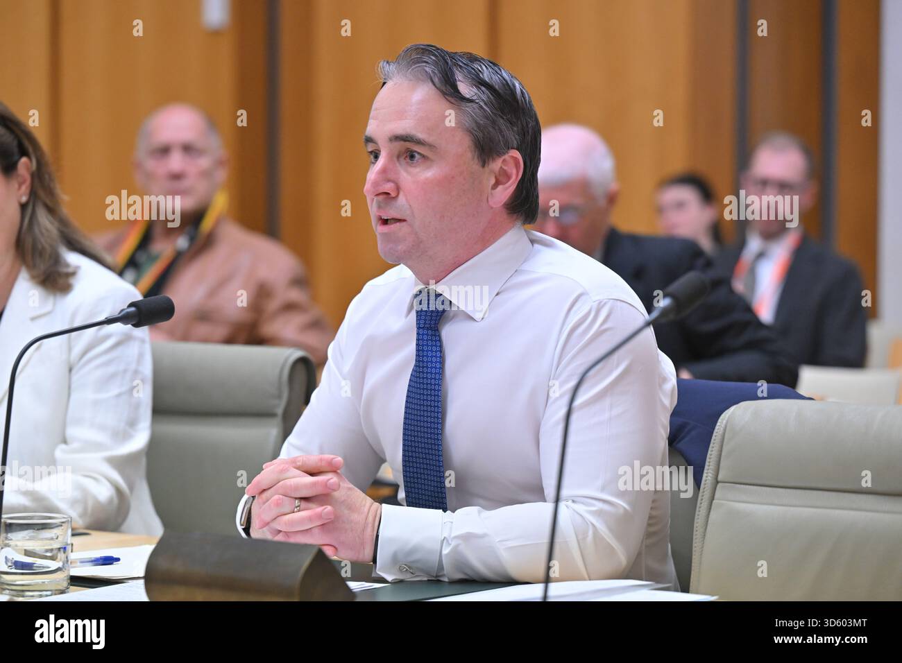 Commonwealth Bank CEO Matt Comyn during the House of Representatives ...