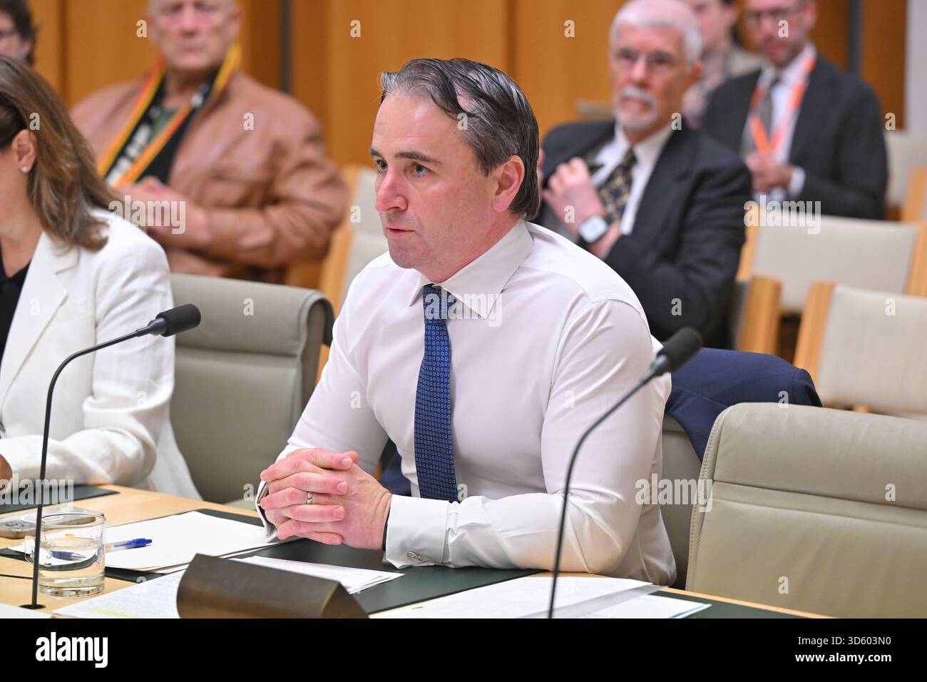 Commonwealth Bank CEO Matt Comyn during the House of Representatives ...