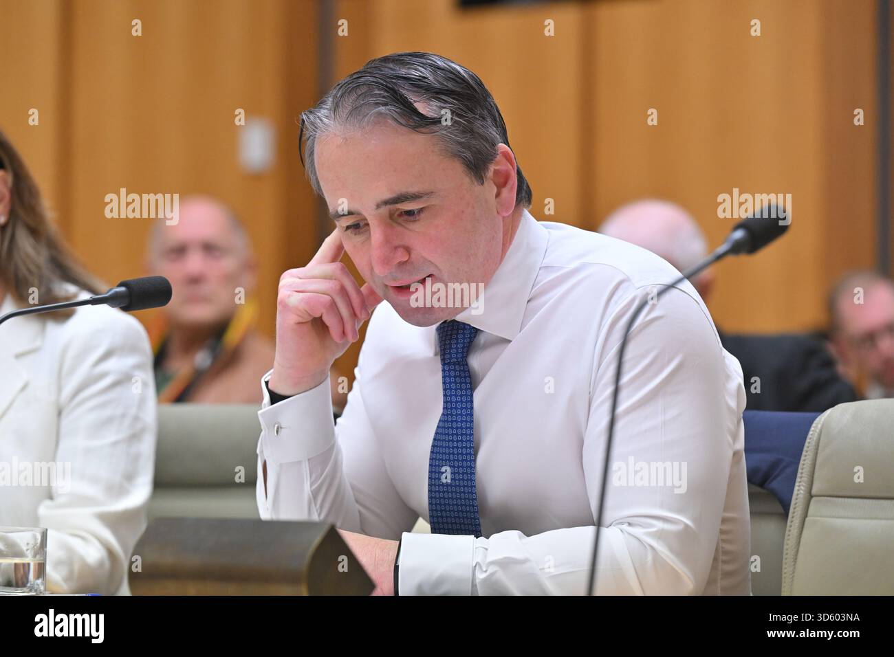 Commonwealth Bank CEO Matt Comyn during the House of Representatives ...