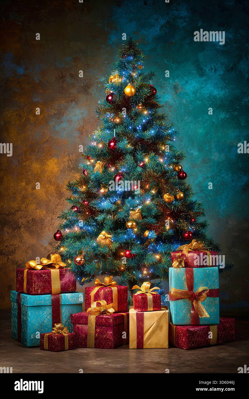 Pile christmas trees wrapped hi-res stock photography and images - Alamy