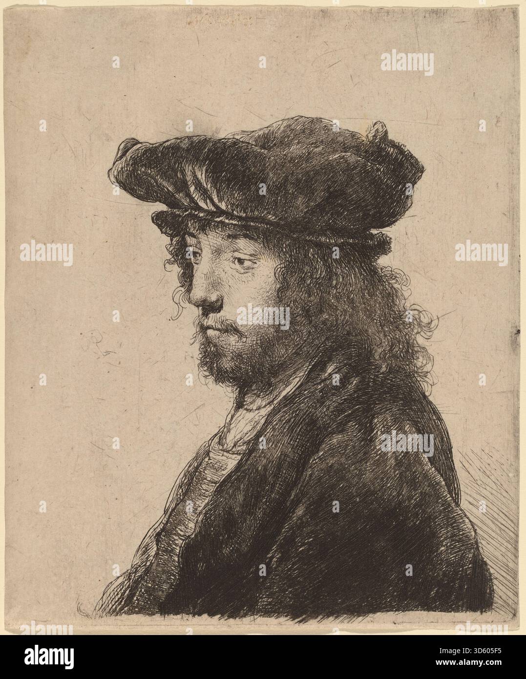 This circa 1635 print by Rembrandt van Rijn and studio after Jan ...