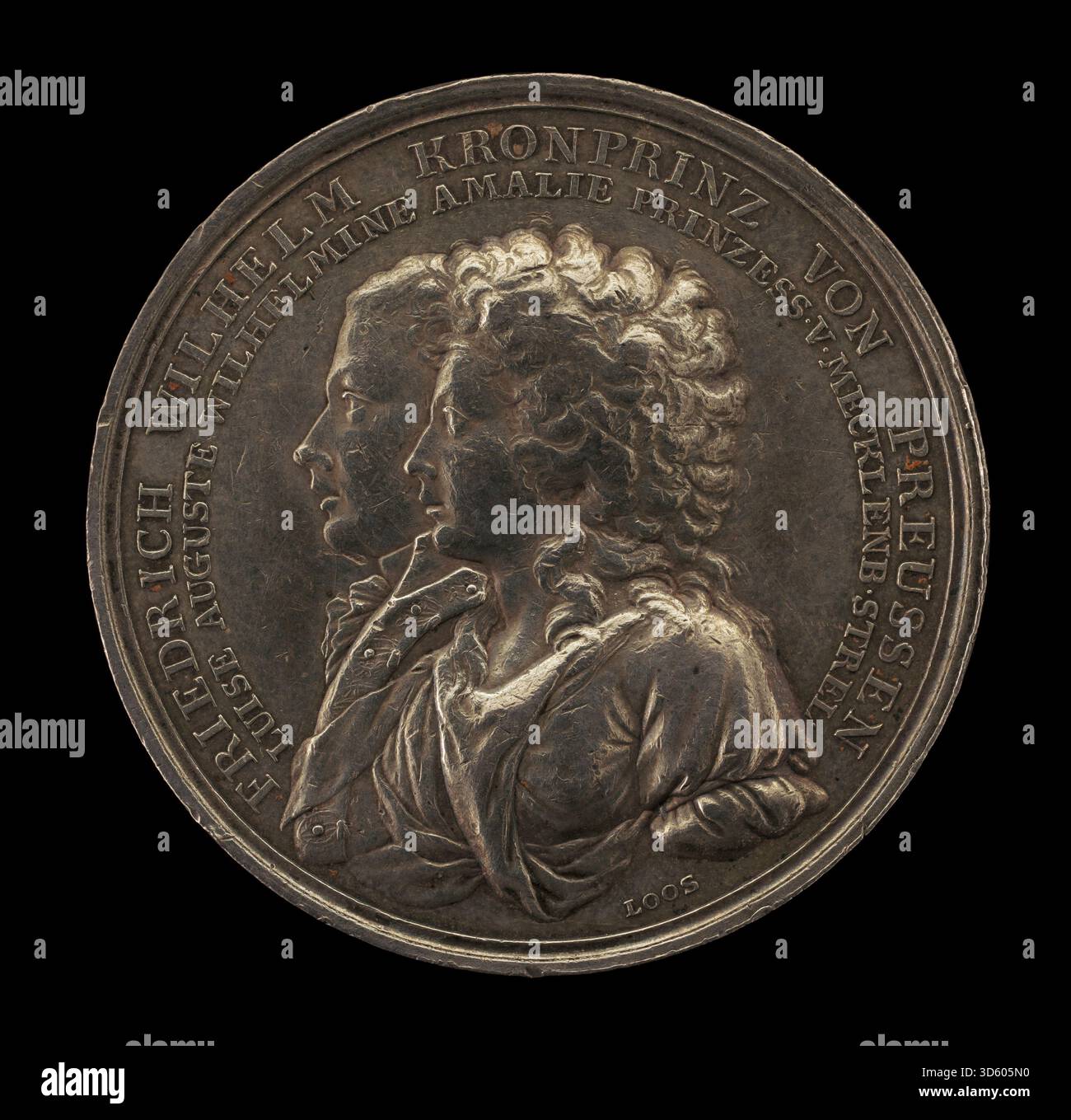 This 1793 marriage medal by Daniel Friedrich Loos and Friedrich Wilhelm ...