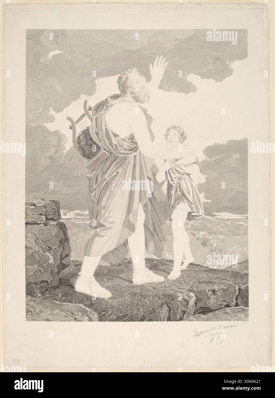 Etching by Jean Baptiste Raphael Urbain Massard after Baron François ...