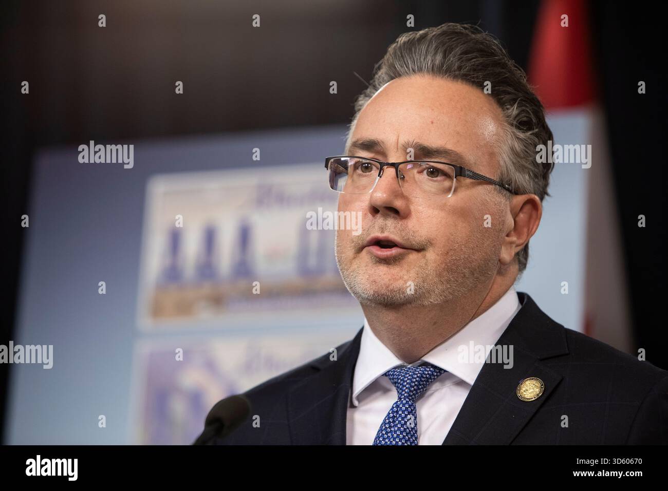 Minister of Service Alberta and Red Tape Reduction Dale Nally announces ...