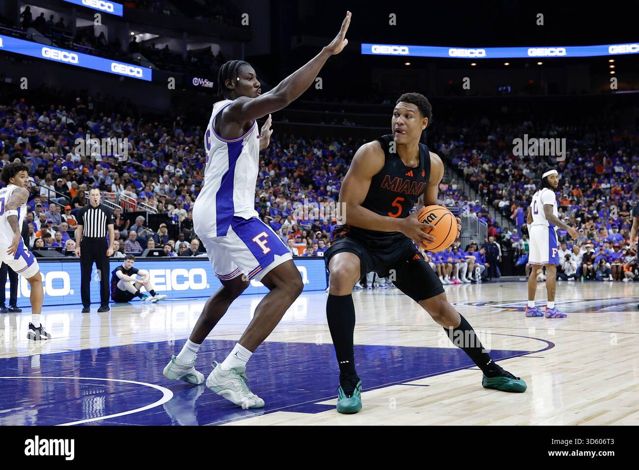 JACKSONVILLE, FL - NOVEMBER 16: Miami (FL) Hurricanes forward Malik ...