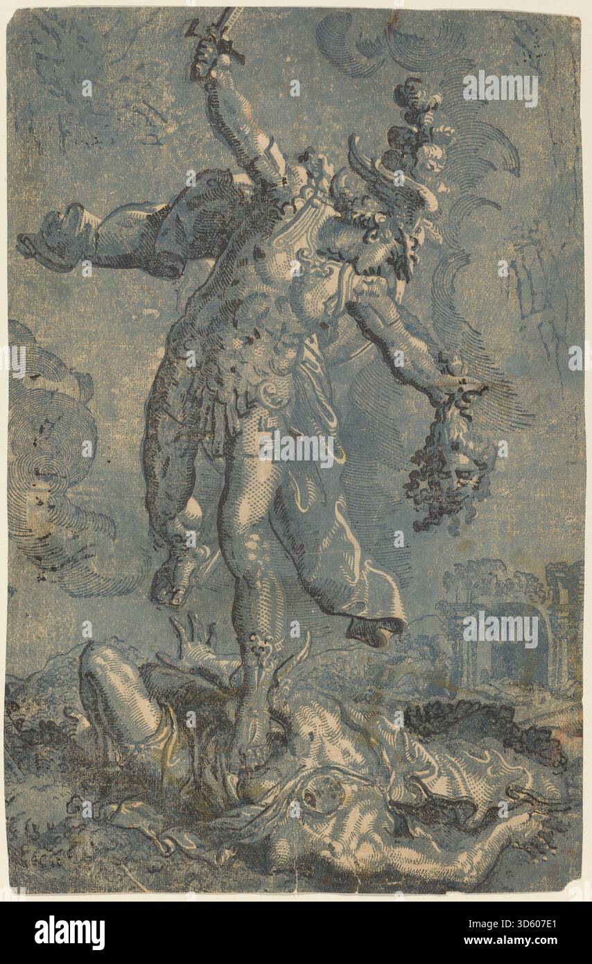 This 1570–1580 painting by Giovanni Gallo after Marco Pino depicts the ...
