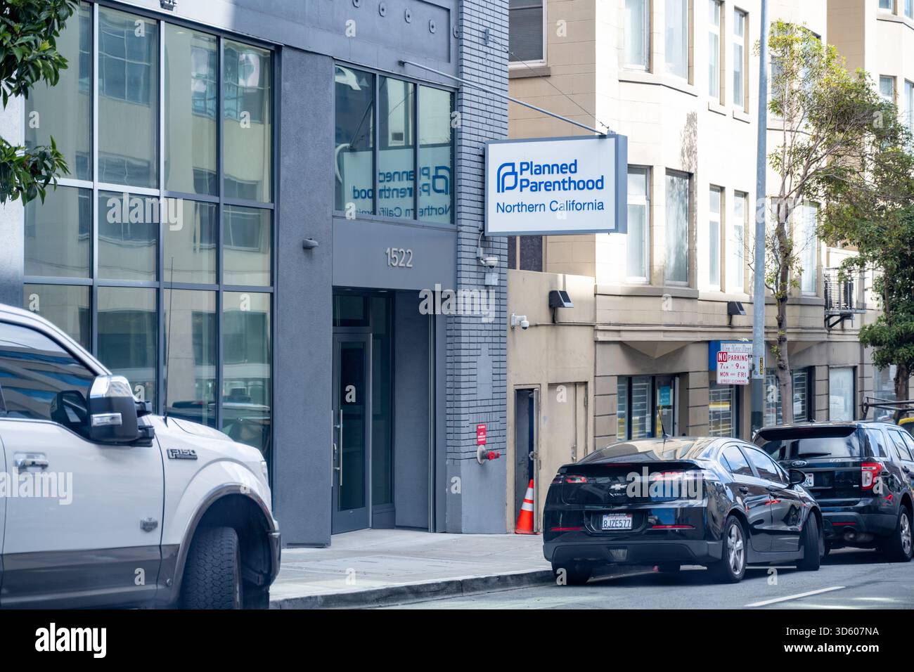 Planned Parenthood Northern California sign on building exterior along ...