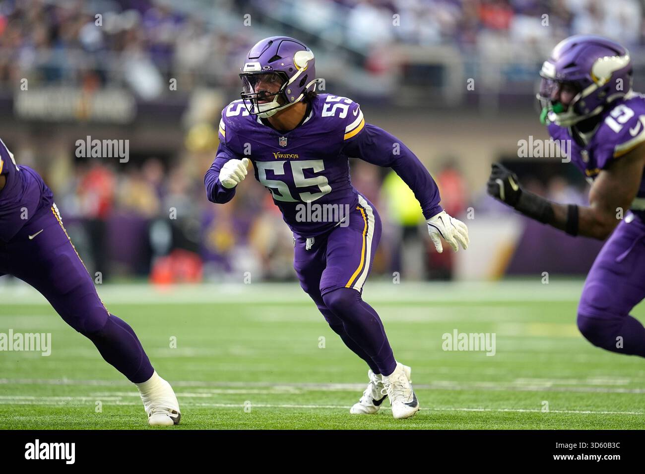 Minnesota Vikings linebacker Eric Wilson (55) in action during the ...