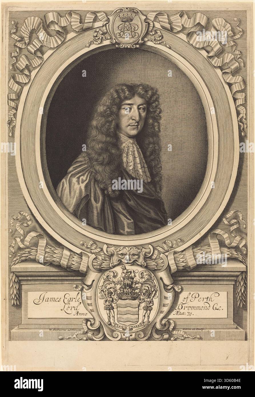 This portrait engraving by William Faithorne, after Sir Peter Lely ...