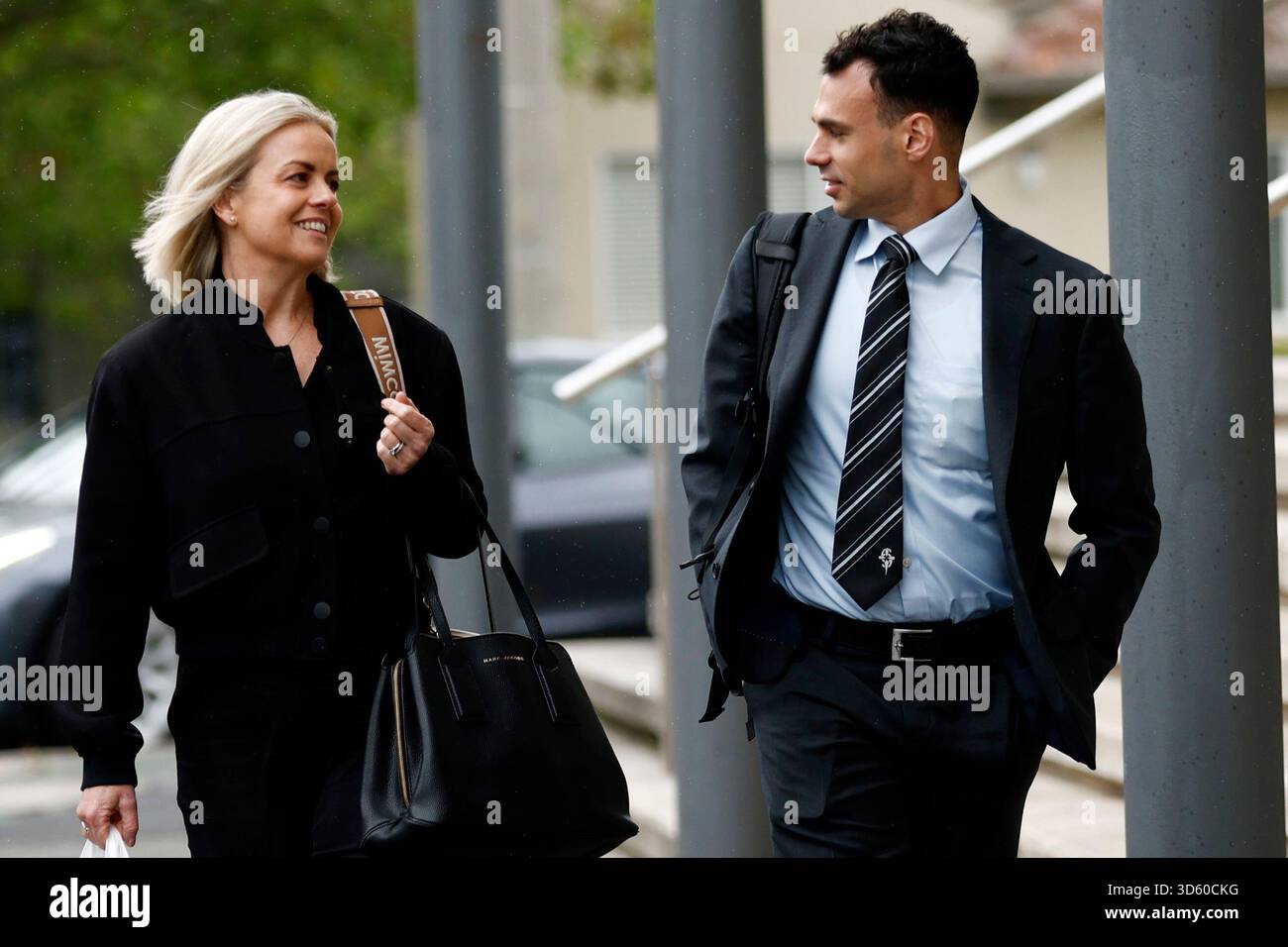 Crown Prosecutor Kristie Churchill arrives along with Informant ...