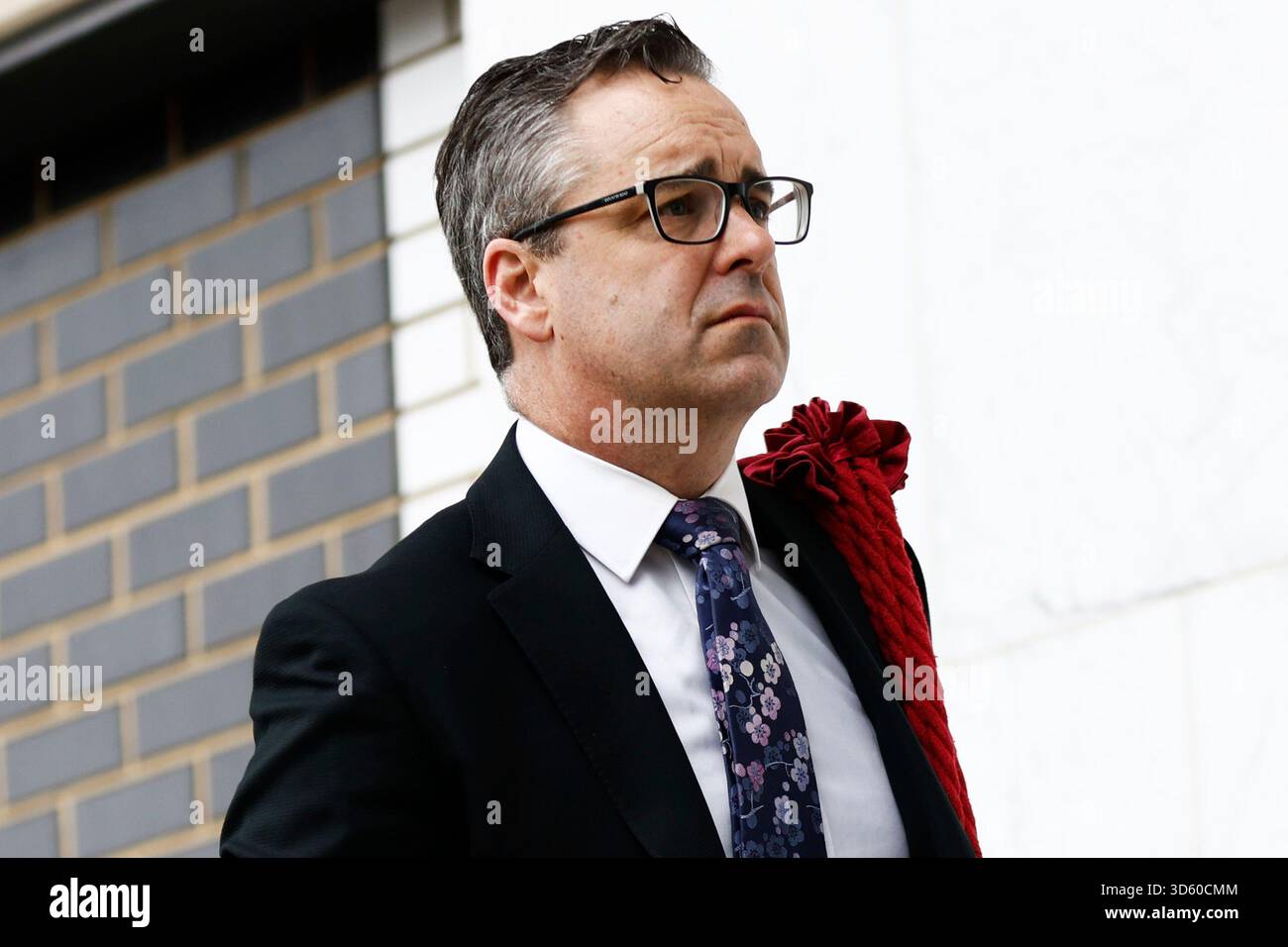 Lachlan Young's barrister Glenn Casement arrives at the Supreme Court ...