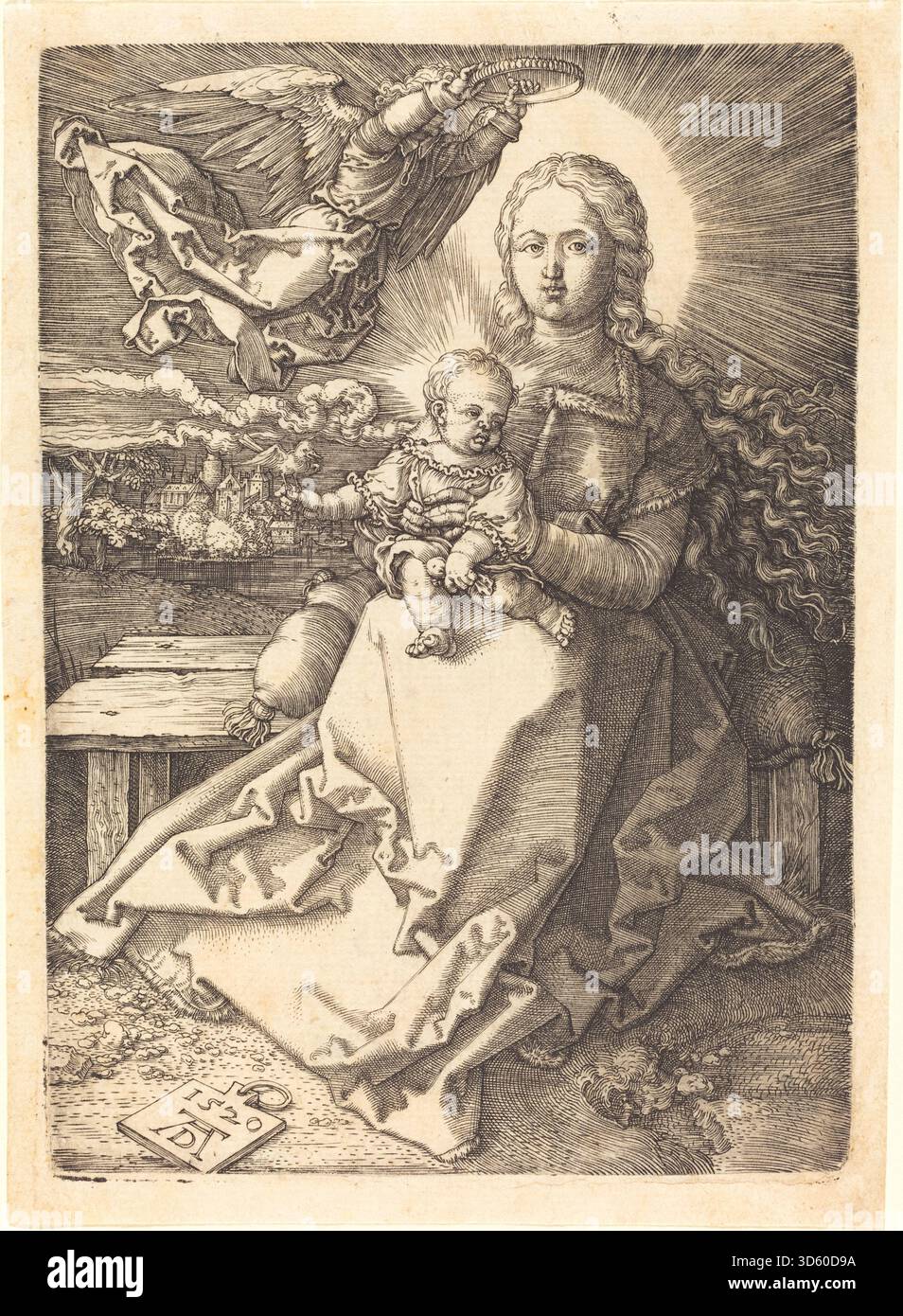 This 1520 artwork by Albrecht Dürer shows the Virgin Mary and Child ...