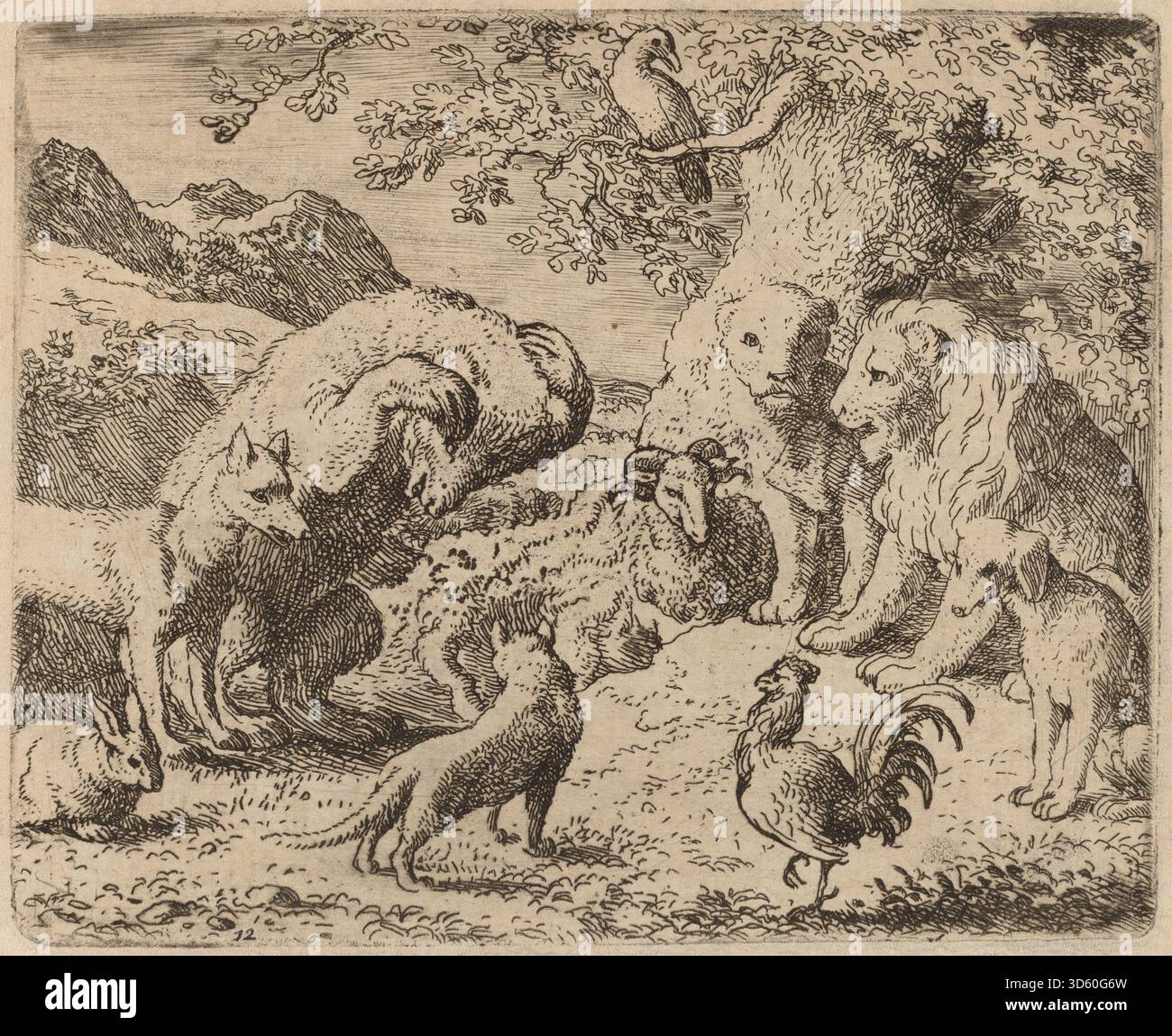 This circa 1645–1656 painting by Allart van Everdingen shows a bear ...