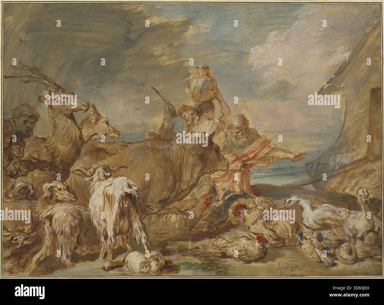 Spatial arrangement of figures and animals hi-res stock photography and ...