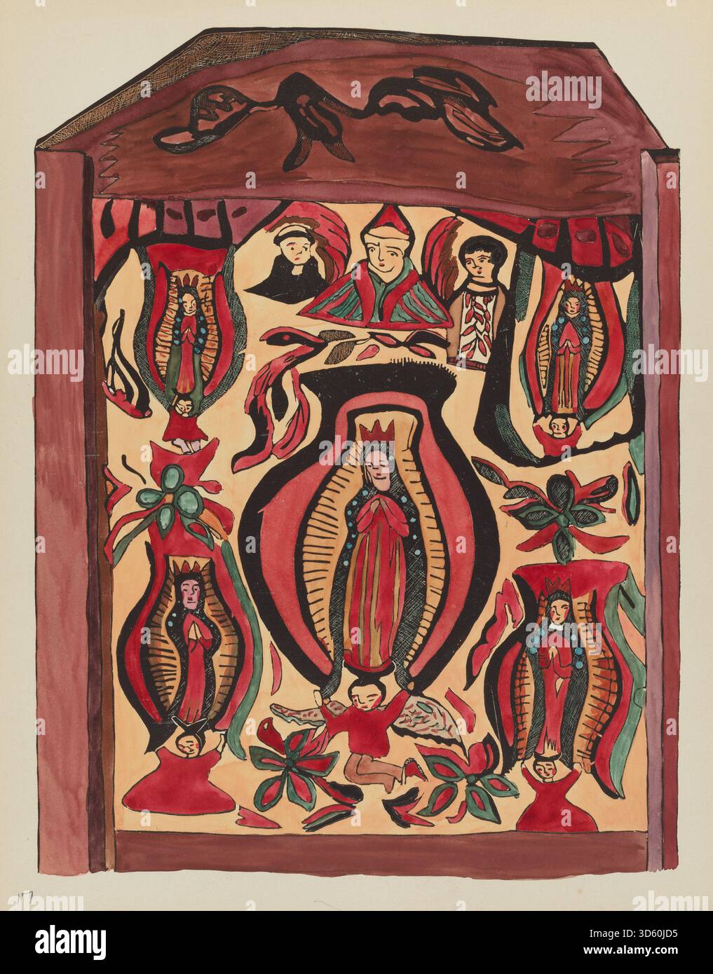 This 20th-century print, Plate 32 from Spanish Colonial Designs of New ...