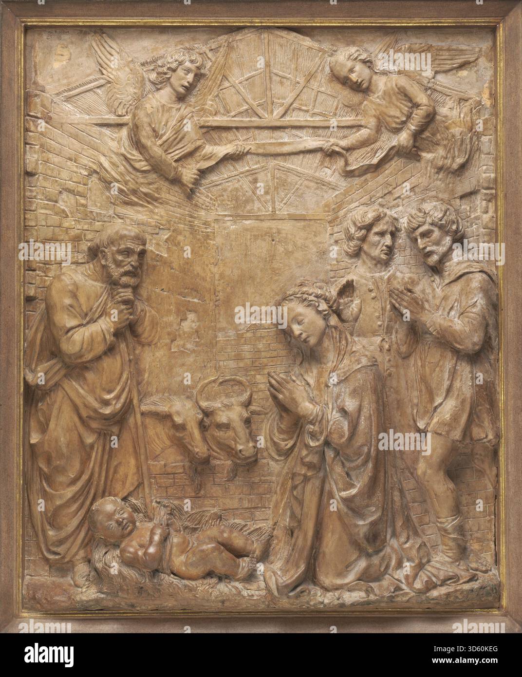 Painting by Francesco di Simone Ferrucci depicting The Adoration of the ...