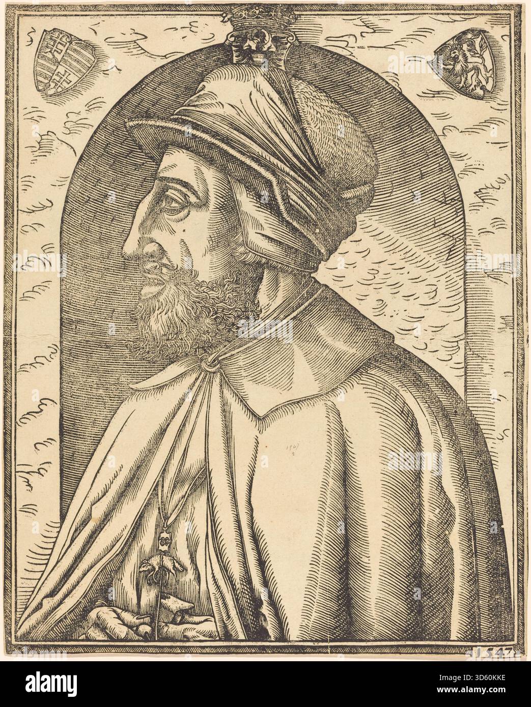 A 1547 portrait of King Ferdinand of Austria, highlighting royal attire ...