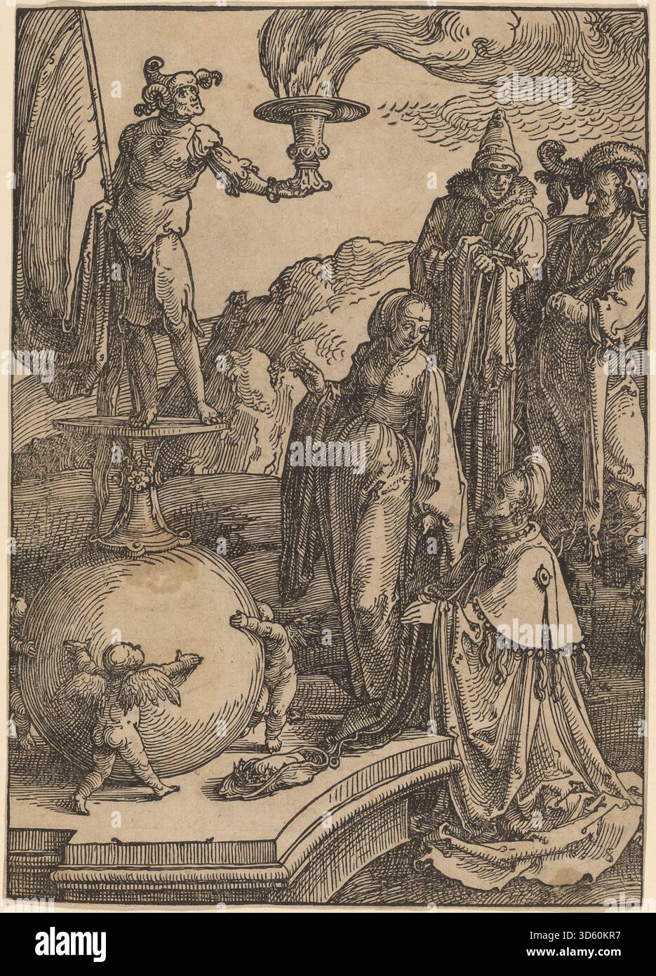 Lucas van Leyden's 'Solomon's Idolatry' (1517–1518) depicts King ...