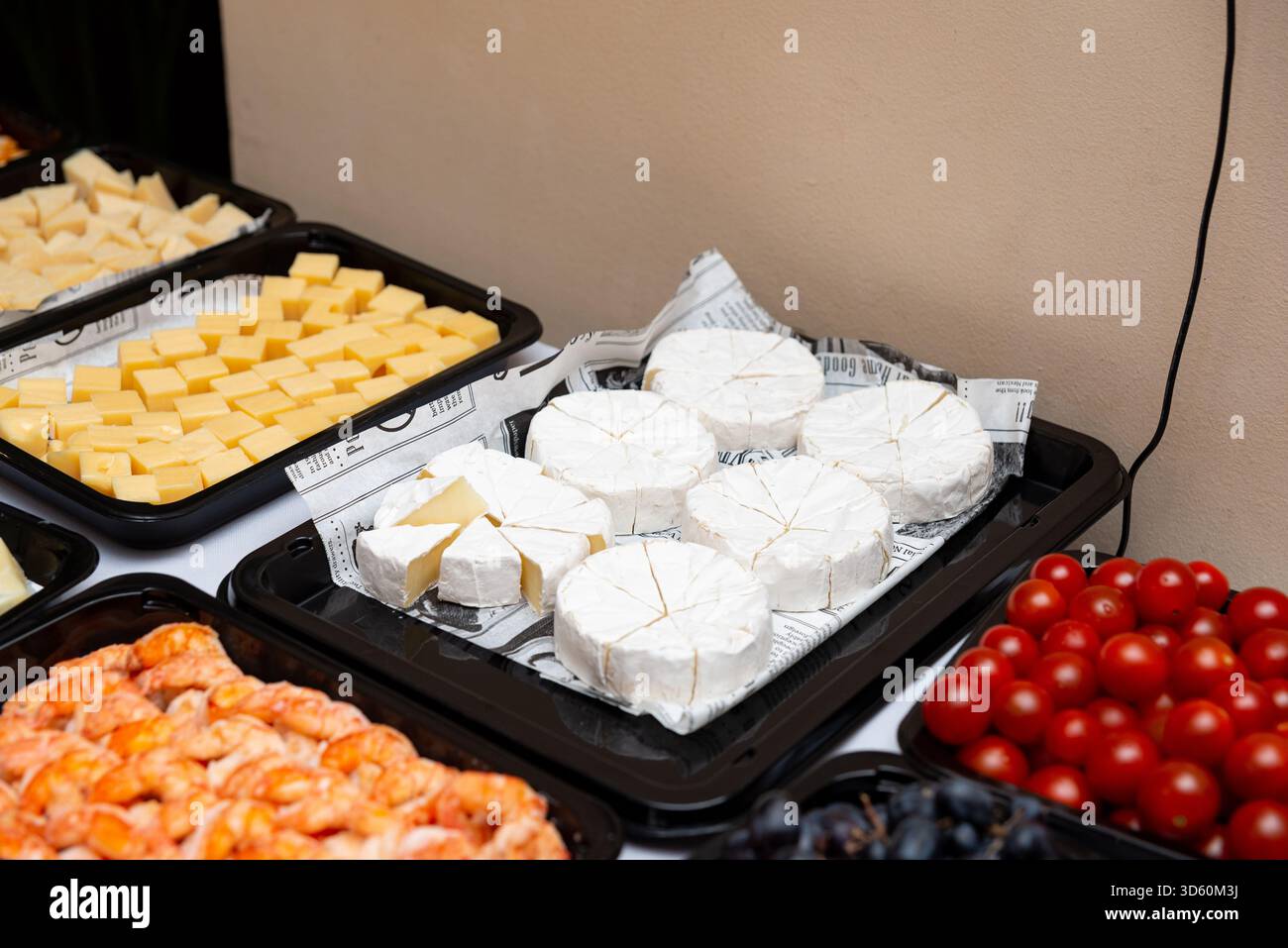 Moscow, Russia - October 09, 2025 - A delicious buffet arrangement ...