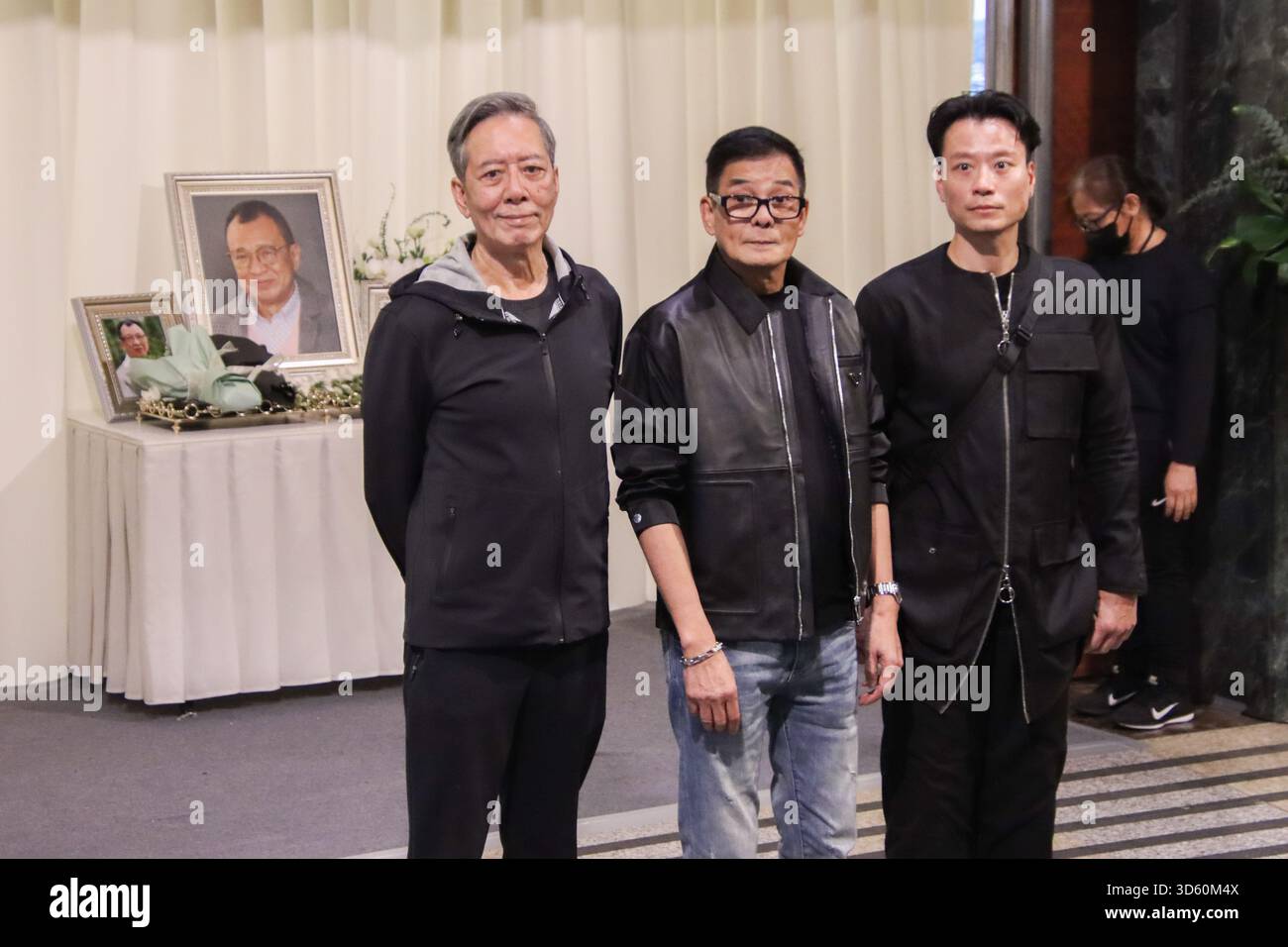 Felix Lok Ying-kwan (L), Joseph Lee Kwok-lun (C) and Otto Chan Chi-Kin ...