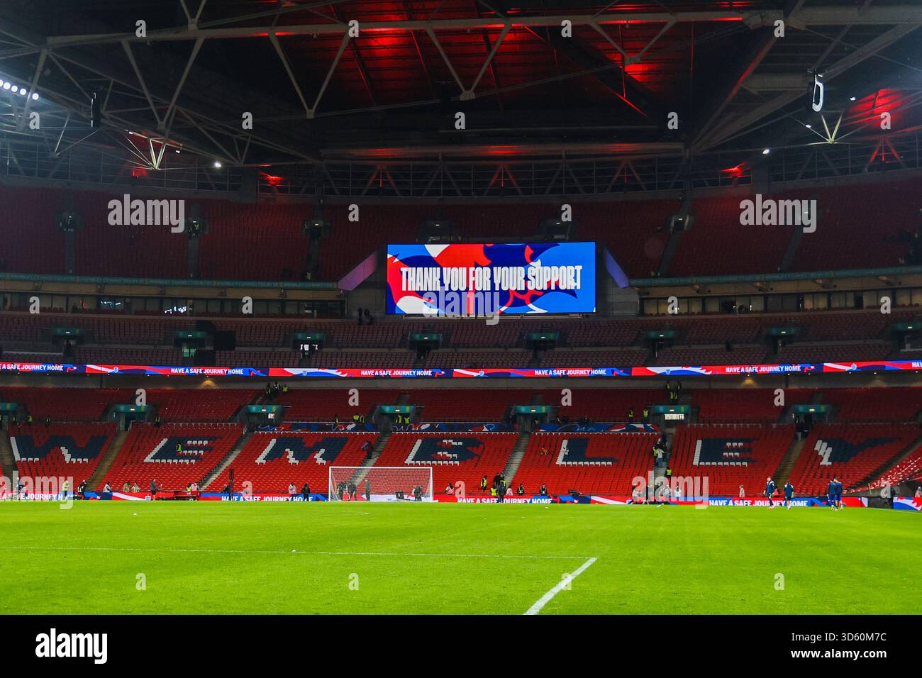 London, UK. 13th Nov, 2025.Scoreboard at the stadium after the match in ...