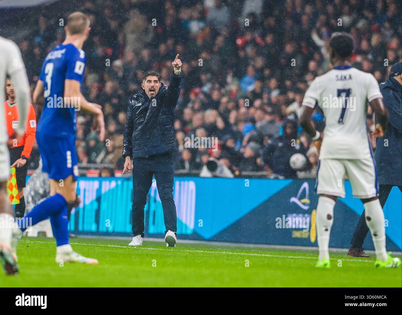 London, UK. 13th Nov, 2025.Serbia manager Veljko Paunovic during the ...