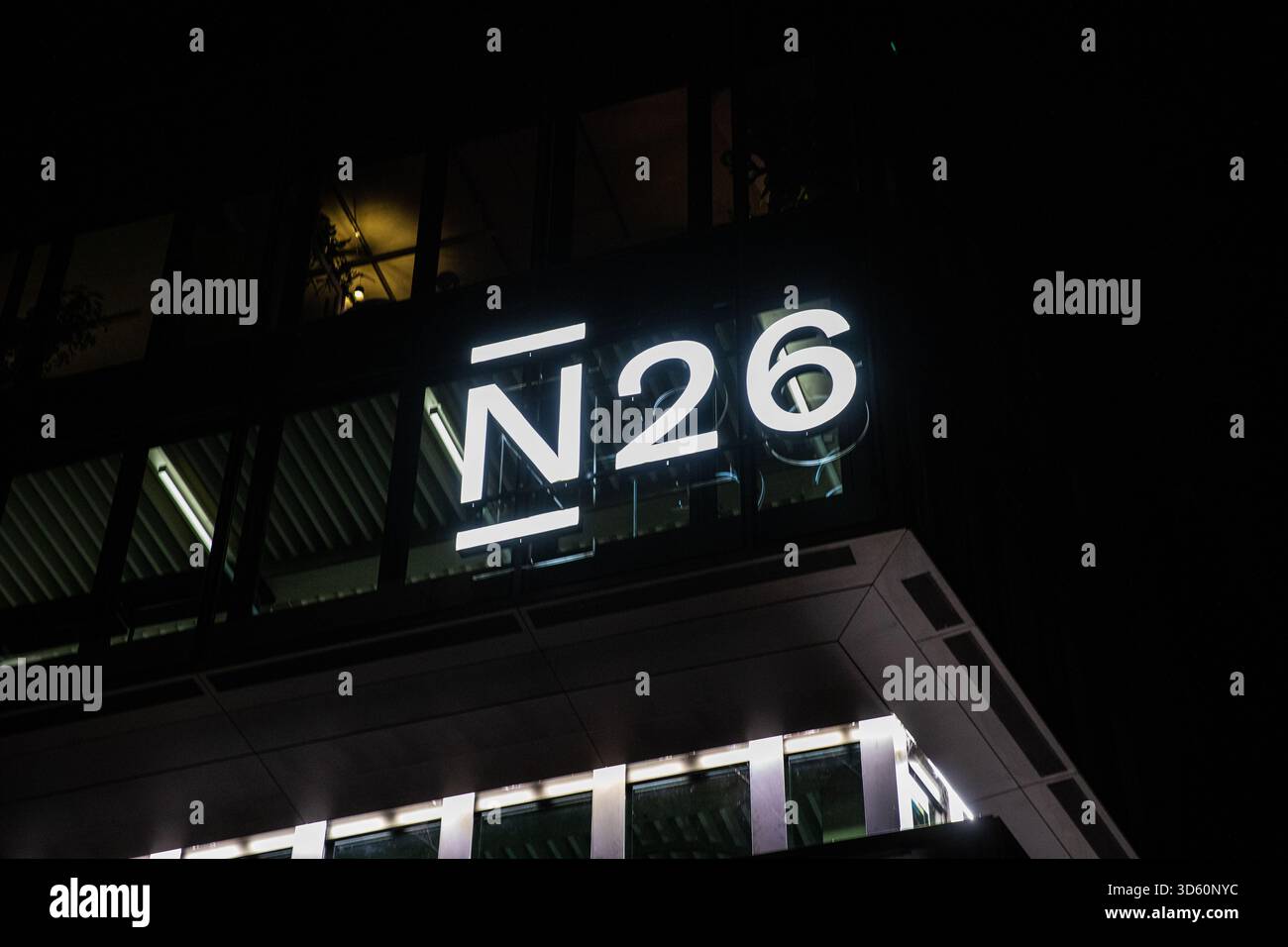 The N26 logo is seen at the company's headquarters on Monday, November ...
