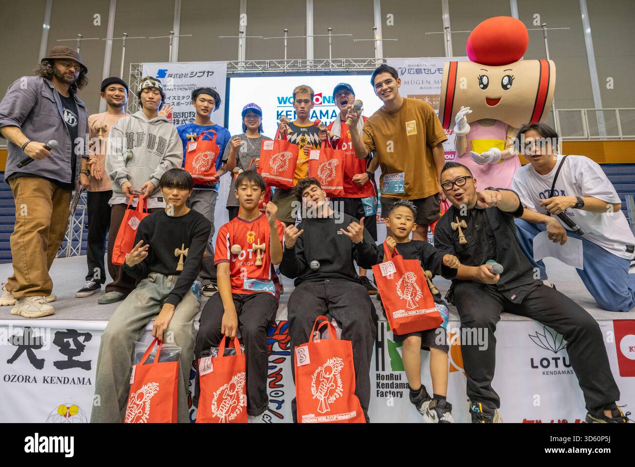 (Top Row) Jake Wiens (MC), Yasuhito Chiba (Japan), Tomonari Sawai ...
