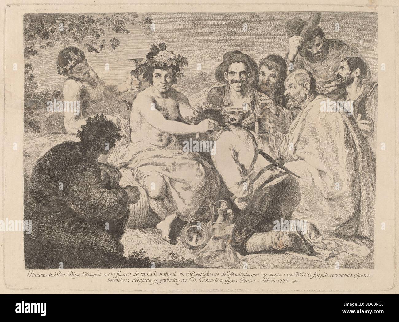 This 1778 work by Francisco de Goya, after Diego Velázquez, depicts ...