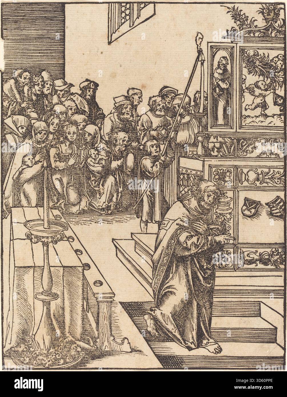 This painting by Lucas Cranach the Elder represents Saint John the ...