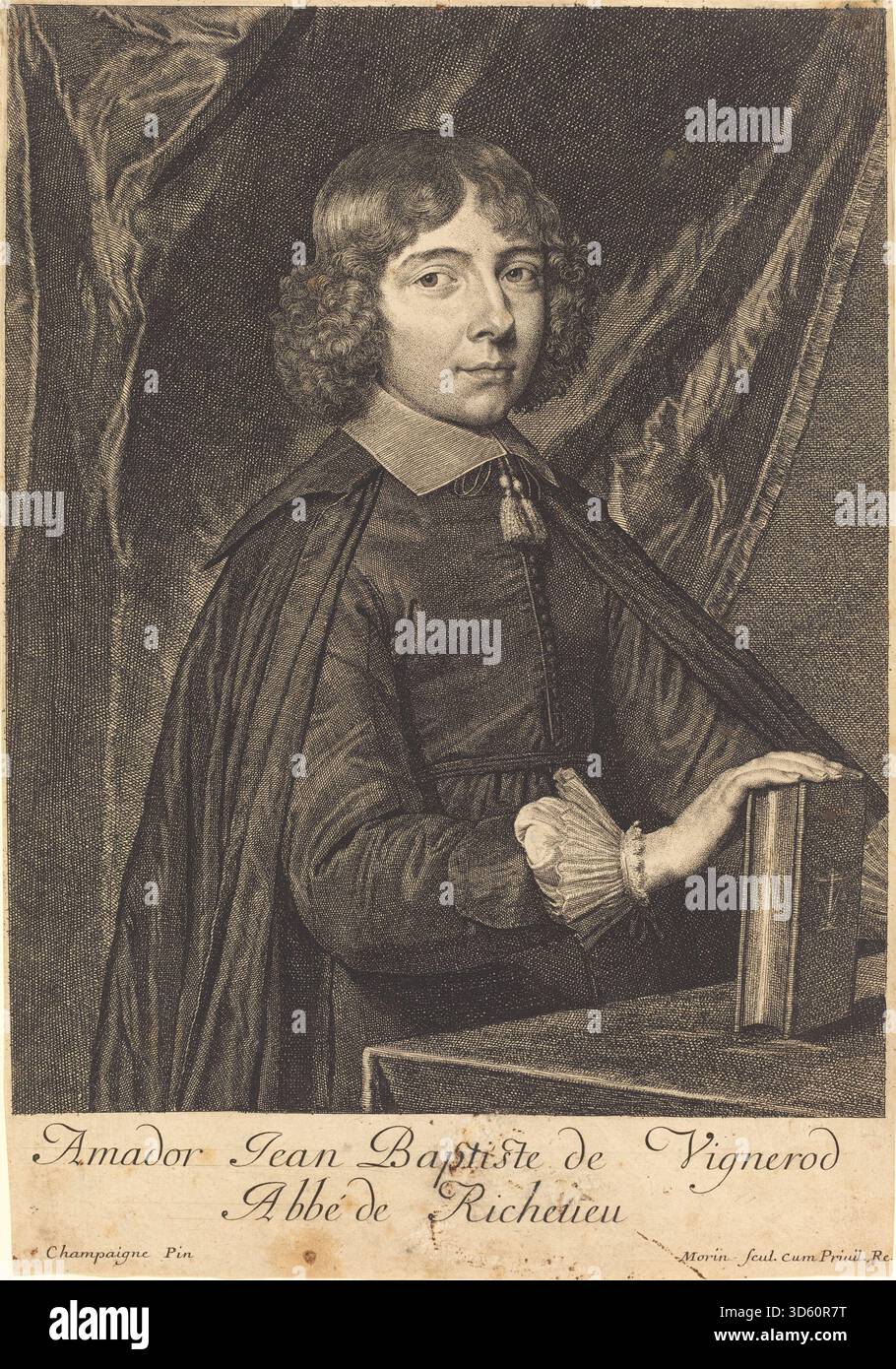 Portrait engraving by Jean Morin after Philippe de Champaigne ...