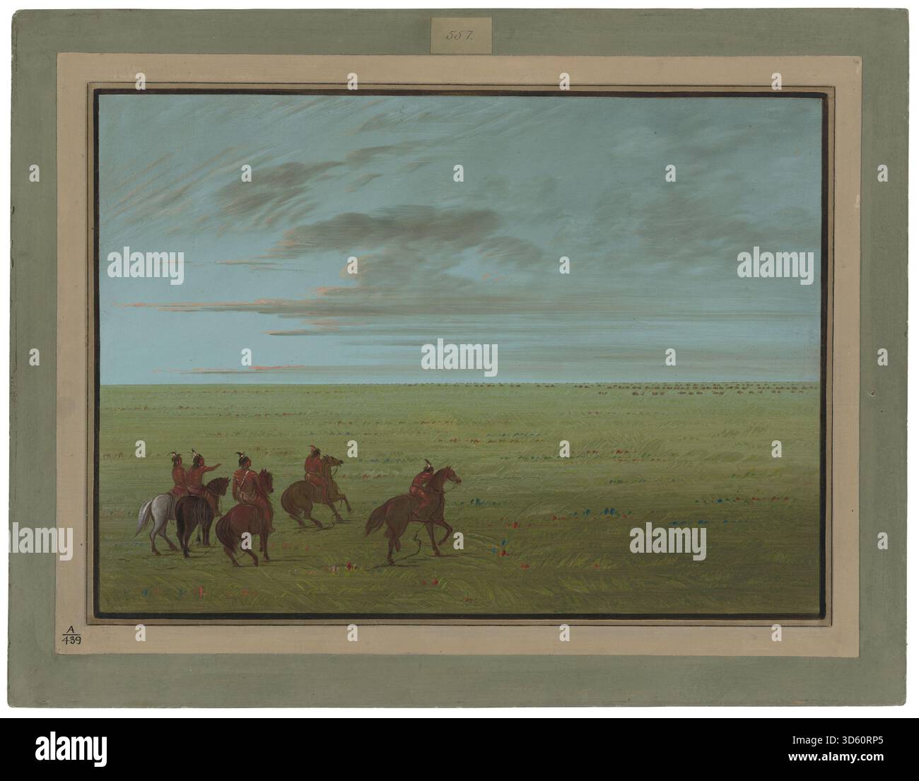 Native american dress painting Cut Out Stock Images & Pictures - Alamy